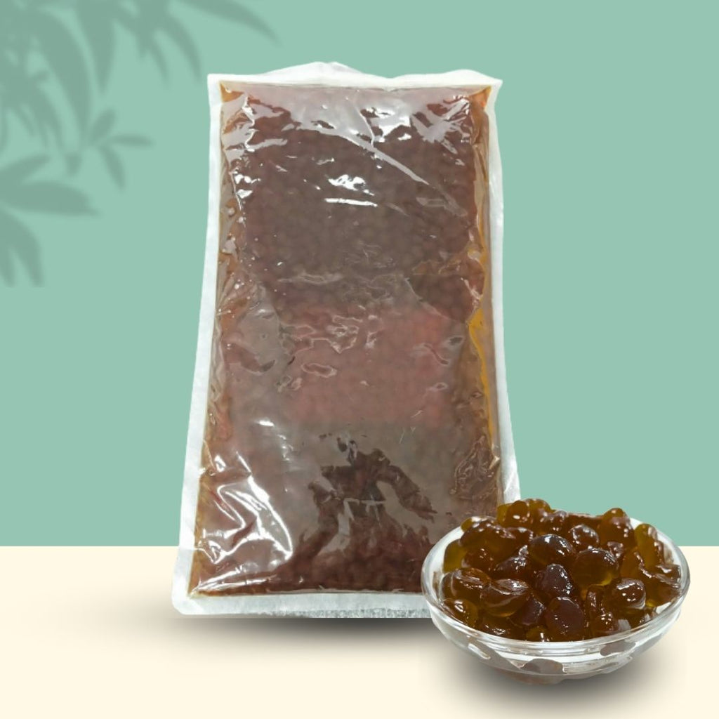 Brown Sugar Jelly Pearls – Buy Bubble Tea Supplies Online – Bubble Tea Home