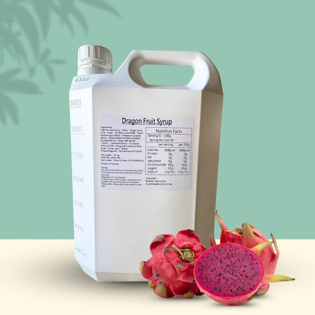 Dragon Fruit Flavoured Syrup – Buy Bubble Tea Supplies Online ...