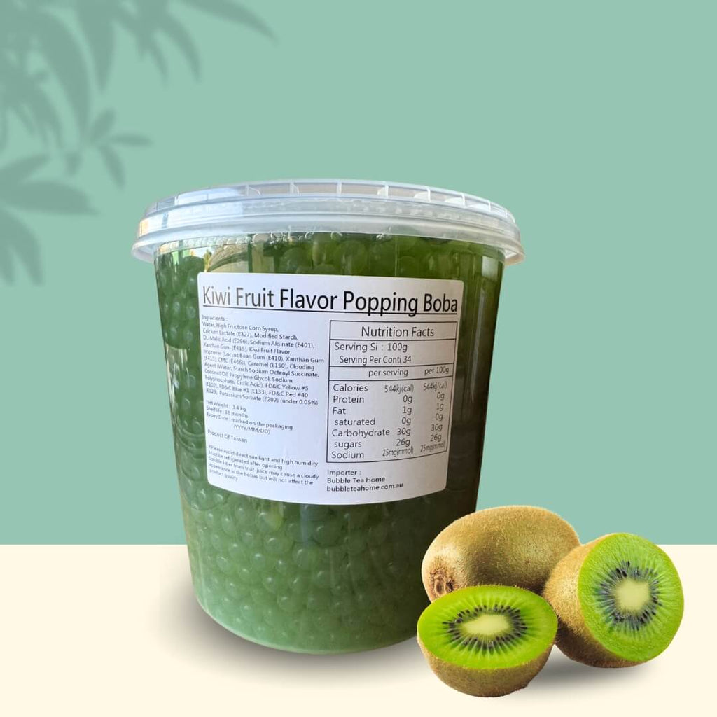 Kiwi Popping Pearls – Buy Bubble Tea Supplies Online – Ninetyone ...