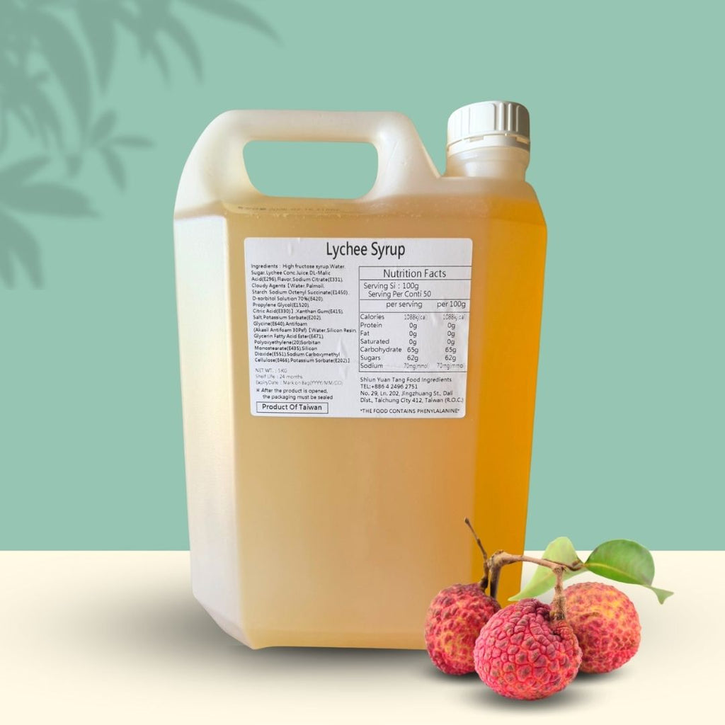 Lychee Flavoured Syrup – Buy Bubble Tea Supplies Online – Ninetyone ...