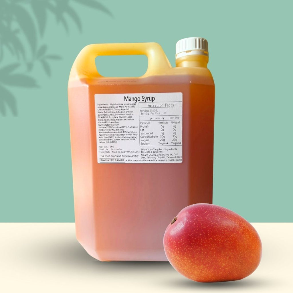 Mango Flavoured Syrup – Buy Bubble Tea Supplies Online – Ninetyone ...